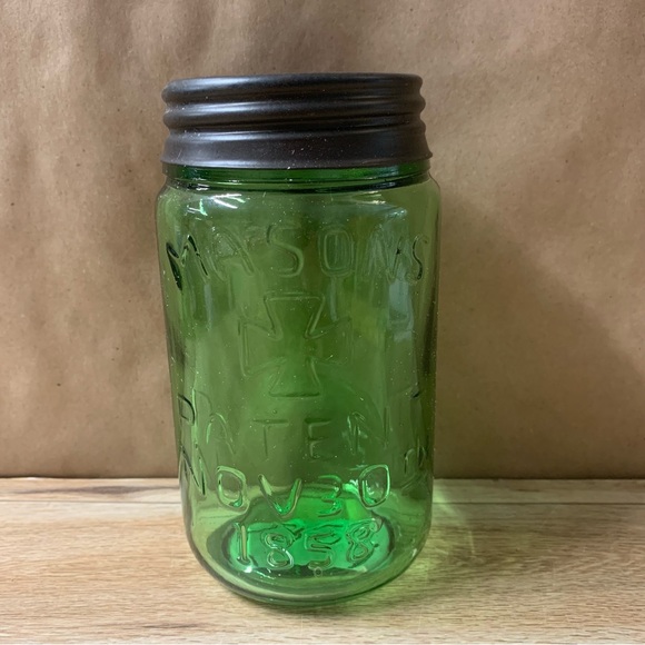 Accents | Masons Vintage Reproduction Glass Jar Mason Patent November 3 ...